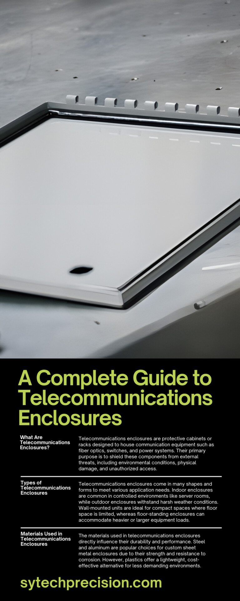 A Complete Guide to Telecommunications Enclosures
